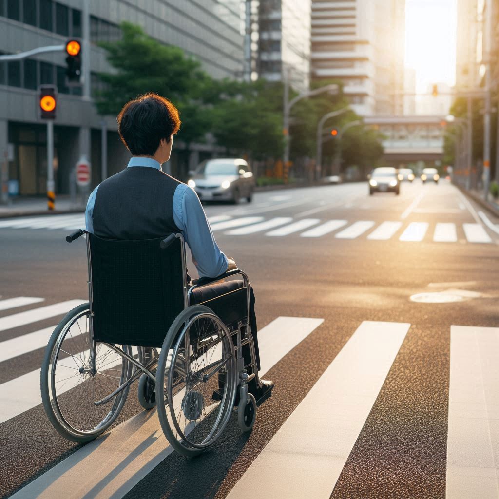 Safe Road-Crossing by Autonomous Wheelchairs by information fusion